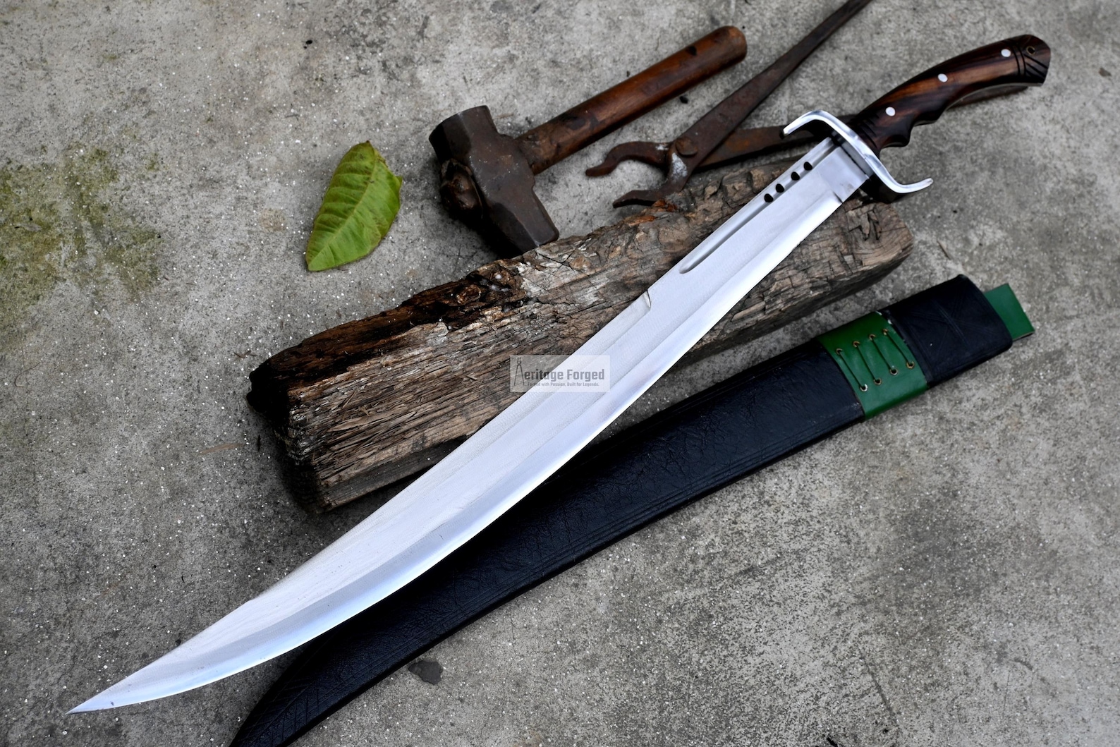 SCIMITAR SWORD/24 Inches Long Blade Hand Forged Sword/leaf Spring of ...