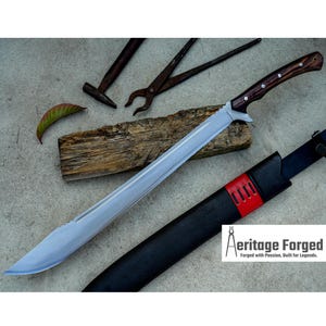 DAO MACHETE / Large Jungle Machete/24 Inches Long Blade Heavy Duties ...