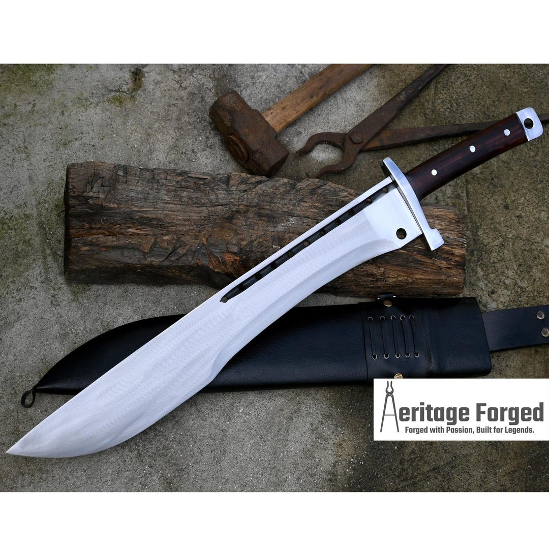 JUNGLE MACHETE / Large Jungle Clever/19 Inches Long Blade Heavy Duties ...