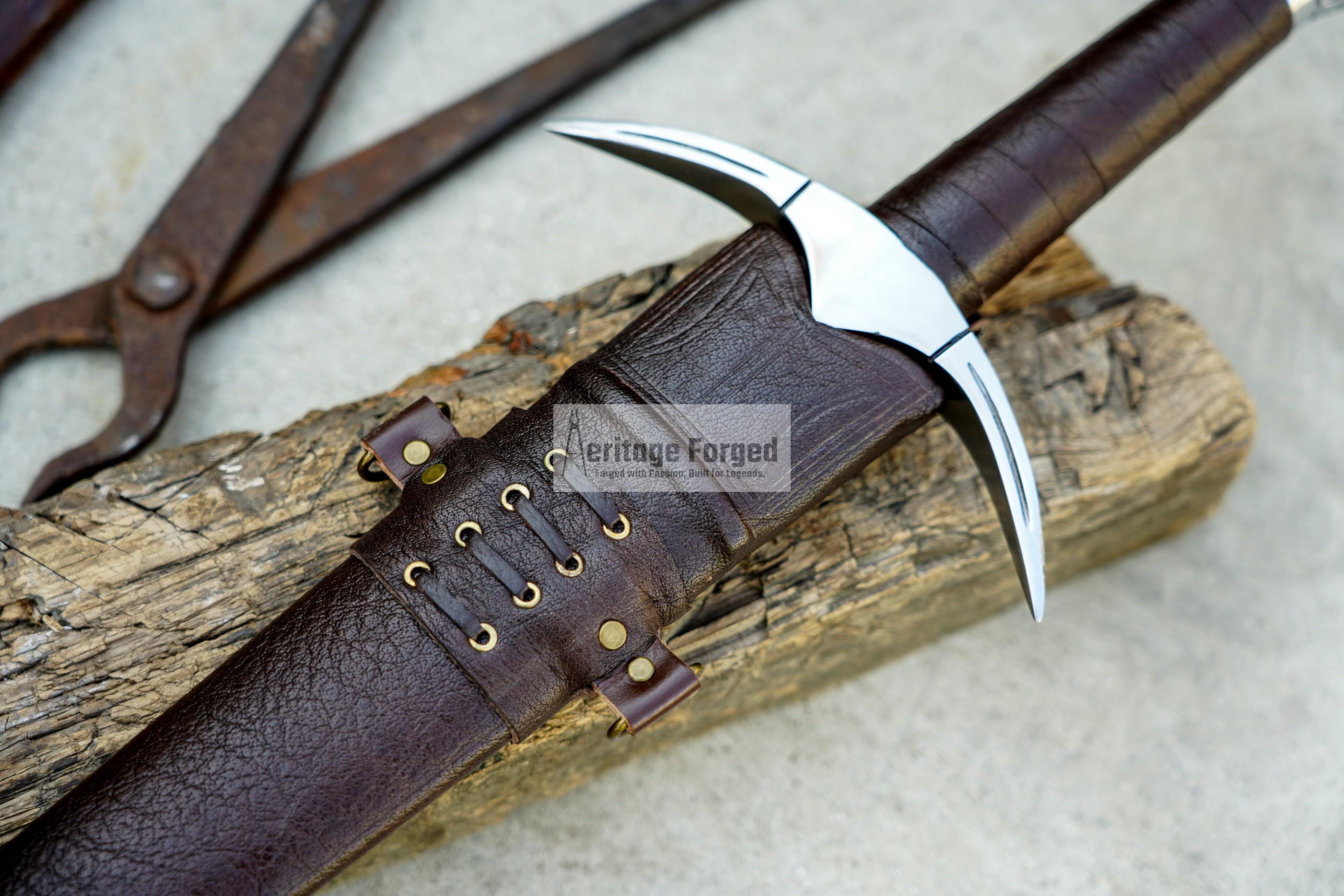 VIKING DAGGER/16 Inches Long Blade Hand Forged Dagger/leaf Spring of ...