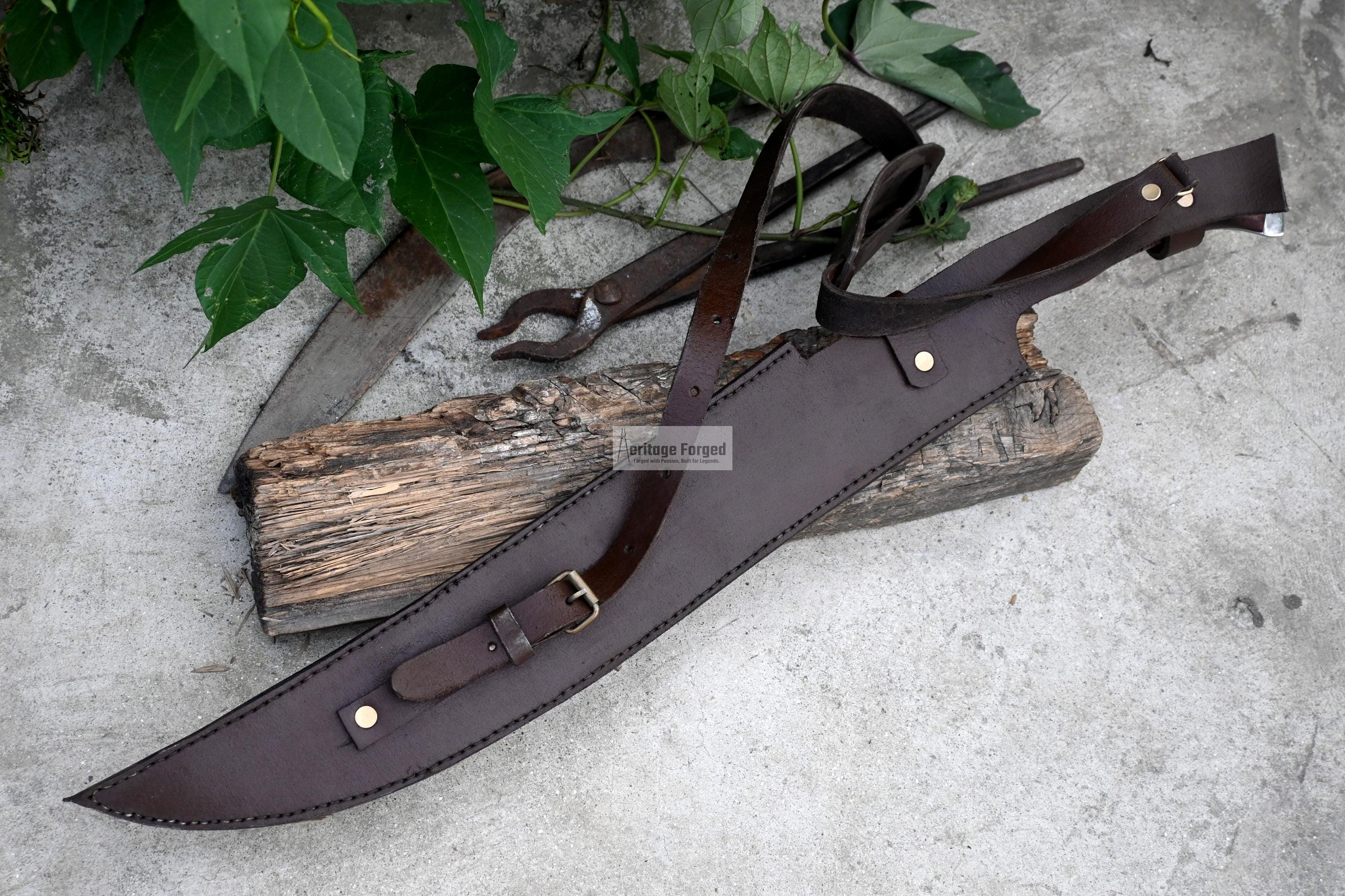 JUNGLE MACHETE / Large Jungle Clever/19 Inches Long Blade Heavy Duties ...