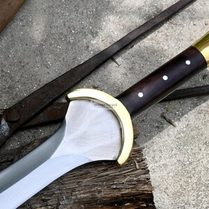 GREEK XIPHOS/ 22 Inches Long Blade Hand Forged Historical Sword/leaf ...