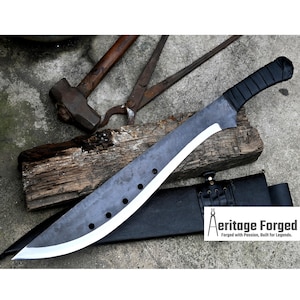ELI MACHETE/18 Inches Long Blade Large Jungle Machete/ Real Working ...