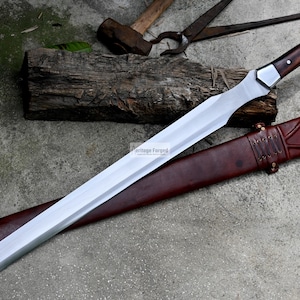 TANTO MACHETE / Large Jungle Machete/23 Inches Long Blade Heavy Duties ...