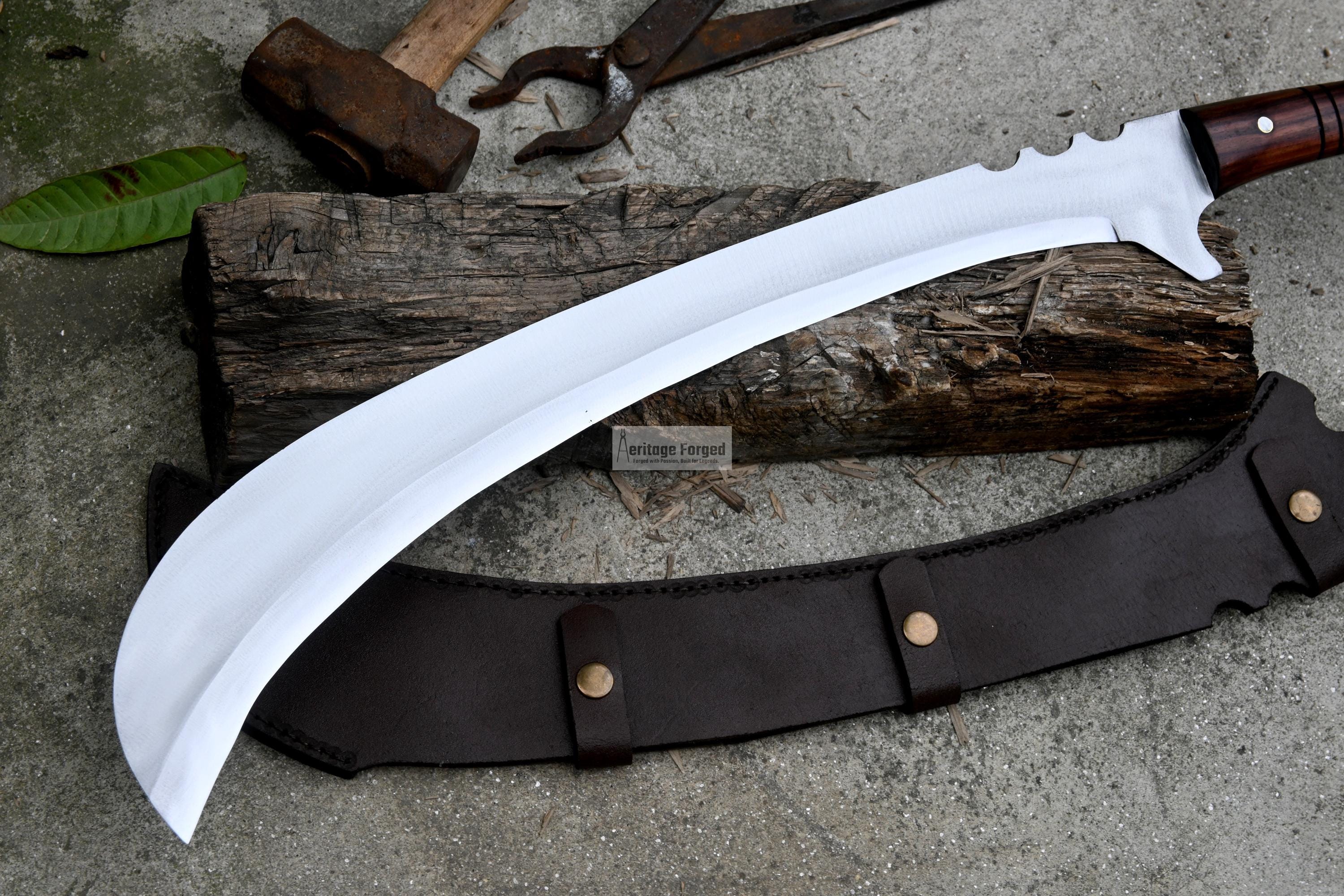 JUNGLE MACHETE / Large Jungle Machete/20 Inches Long Blade Heavy Duties ...