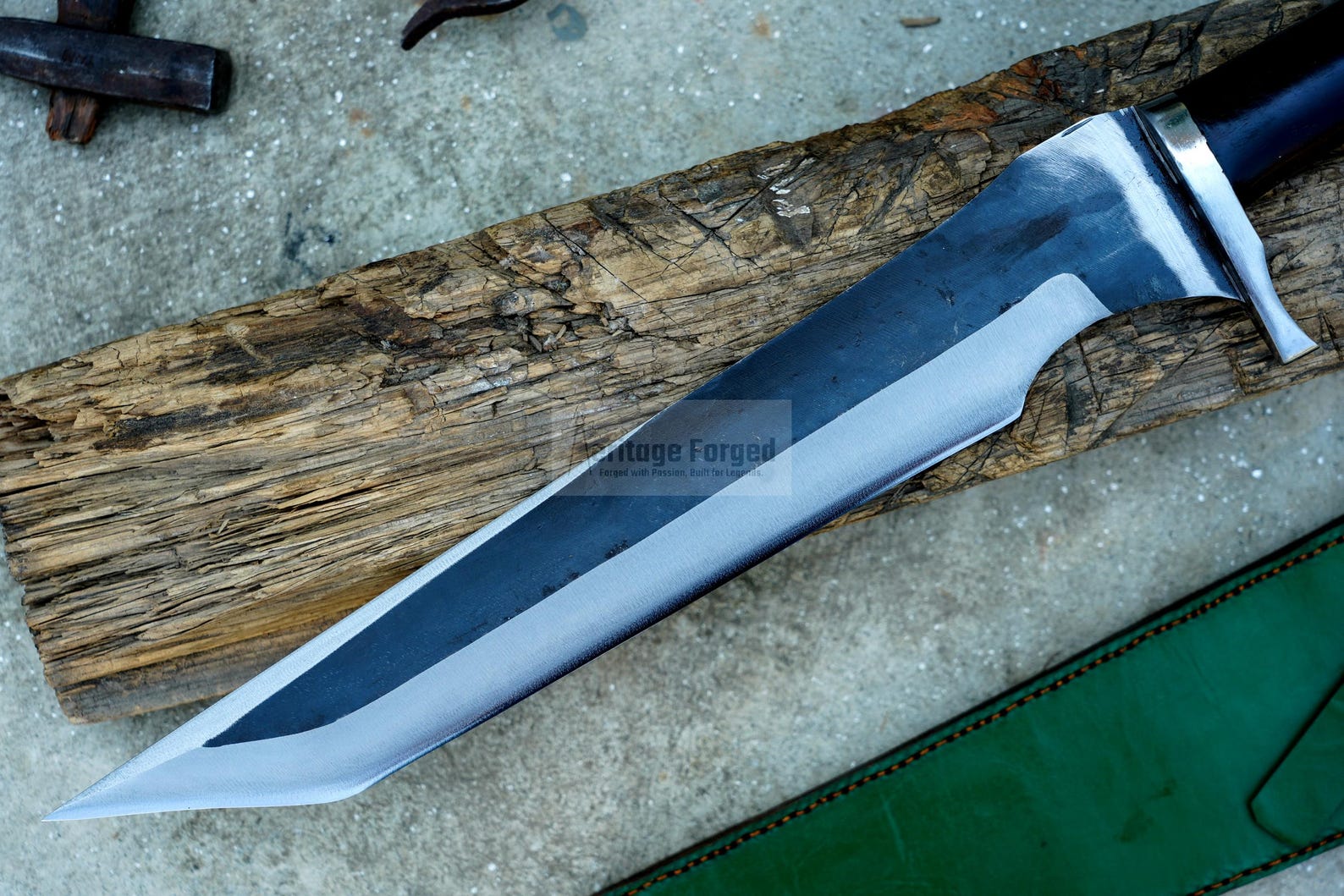 TANTO BOWIE /13 Inches Long Blade Hand Forged Tanto Knife/leaf Spring ...
