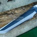TANTO BOWIE /13 Inches Long Blade Hand Forged Tanto Knife/leaf Spring ...