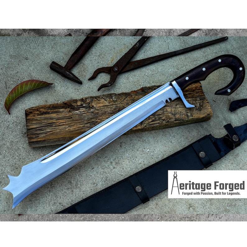 MACIEJOWSKI FALICON MACHETE / Large Morgan Sword /18 Inches Long Blade ...