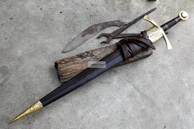 VIKING SWORD/27 Inches Long Blade Hand Forged Sword/leaf Spring of ...