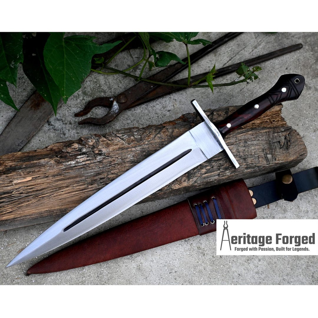 VIKING DAGGER/12 Inches Long Blade Hand Forged Dagger/leaf Spring of ...