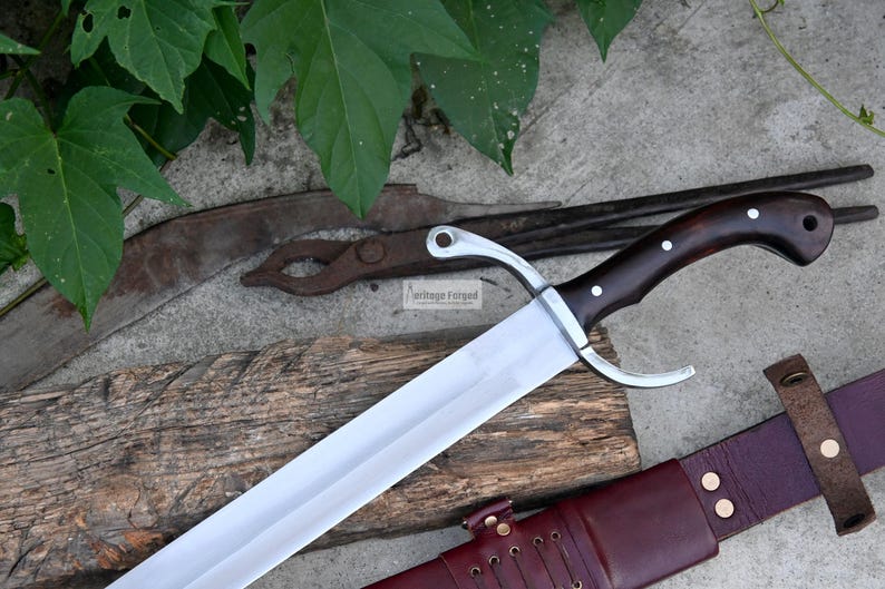 SINGLE EDGE SWORD/24 Inches Long Blade Hand Forged Sword/leaf Spring of ...