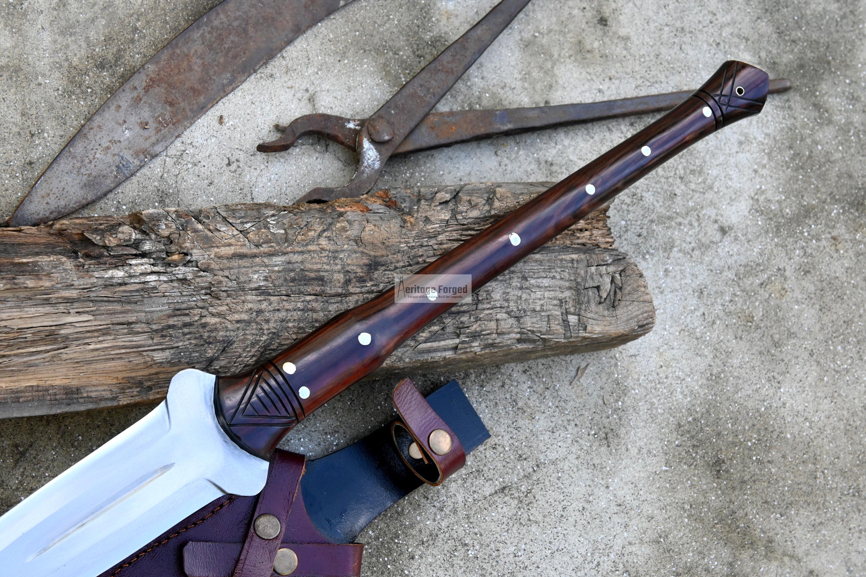 HUNTING SPEAR / Hand Forged Spear /9 Inches Long Blade Spear/ Throwing ...
