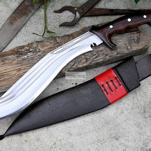 CHIRRA KHUKURI / Large Kukri Machete/ 14 Inches Long Blade Heavy Duties ...