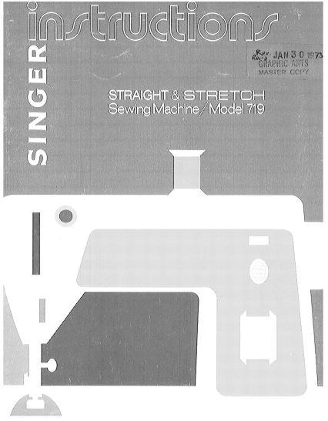 Singer Sewing Machine 719 User Manual Singer User Manual Singer User ...