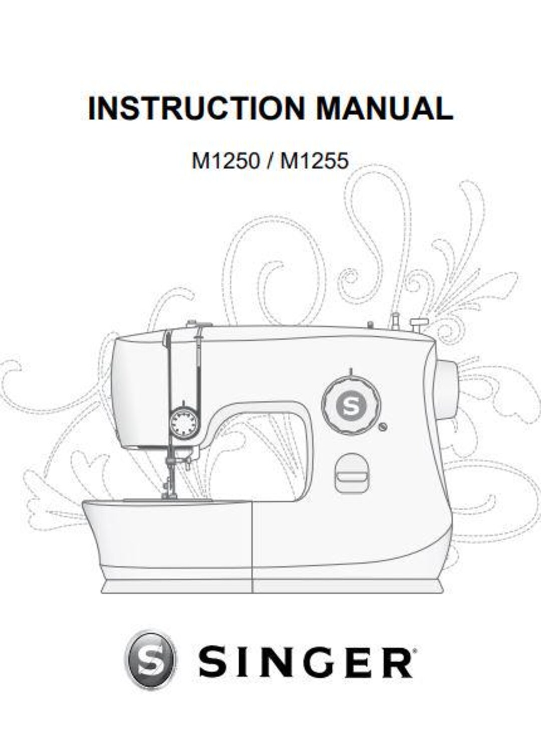 Singer Sewing Machine M1250 User Manual Singer User Manual Singer User ...