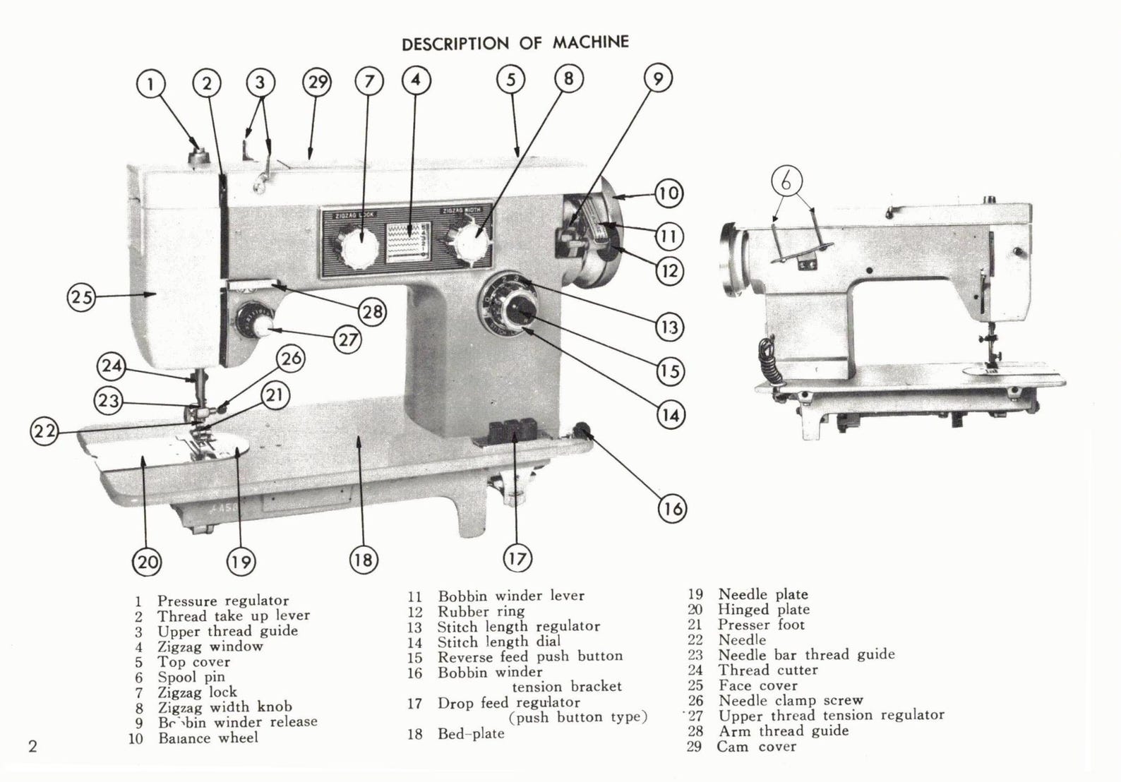 Deluxe Dressmaker SWA 2000 Sewing Machine Manual Instructions PDF ...