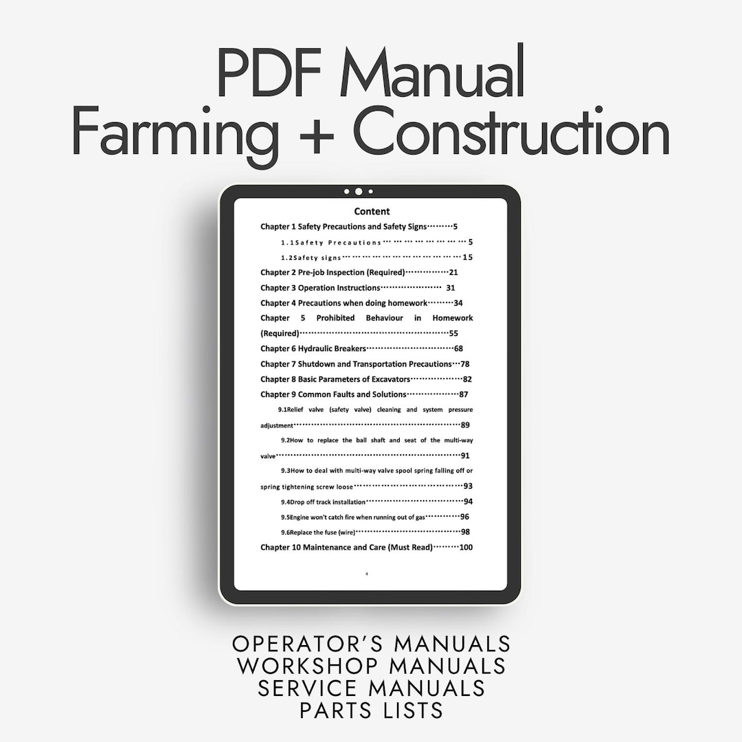 Kubota Tractor L175 L210 L225 L225DT L260 Workshop Manual Kubota ...
