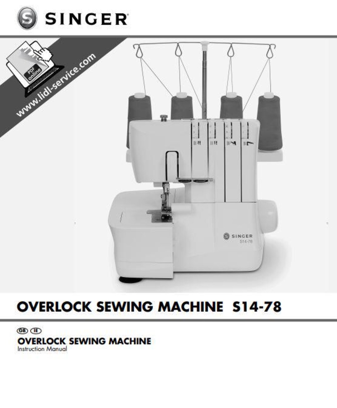 Singer Sewing Machine S14-78 User Manual Singer User Manual Singer User ...