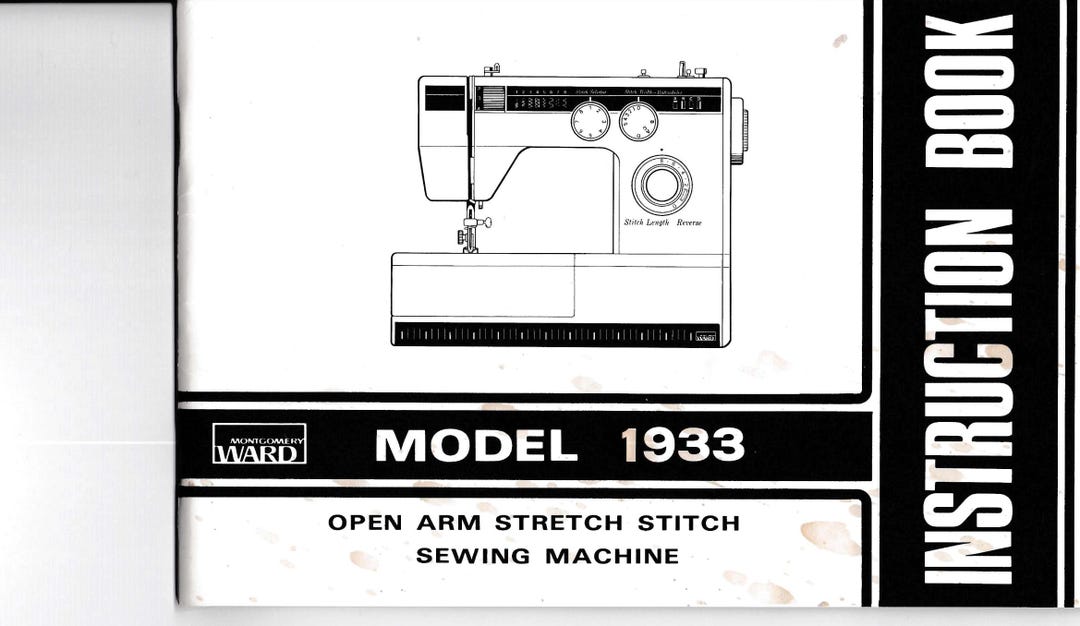 Singer UHT J25 Montgomery Ward Sewing Machine Manual PDF – Threading ...