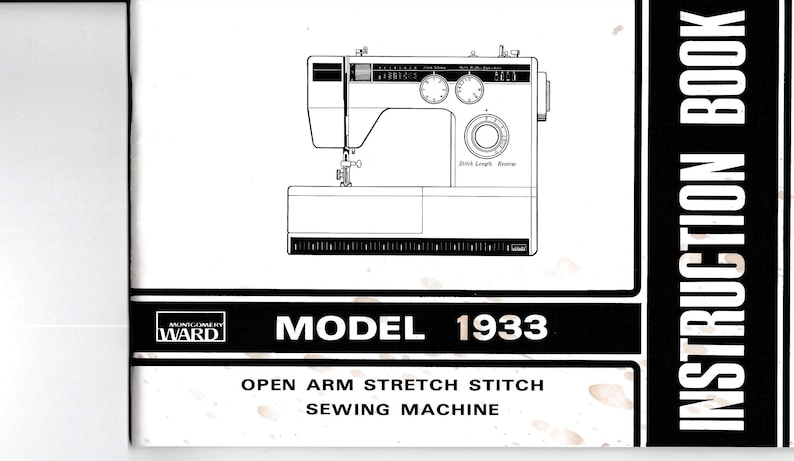 Singer UHT J25 Montgomery Ward Sewing Machine Manual PDF – Threading ...
