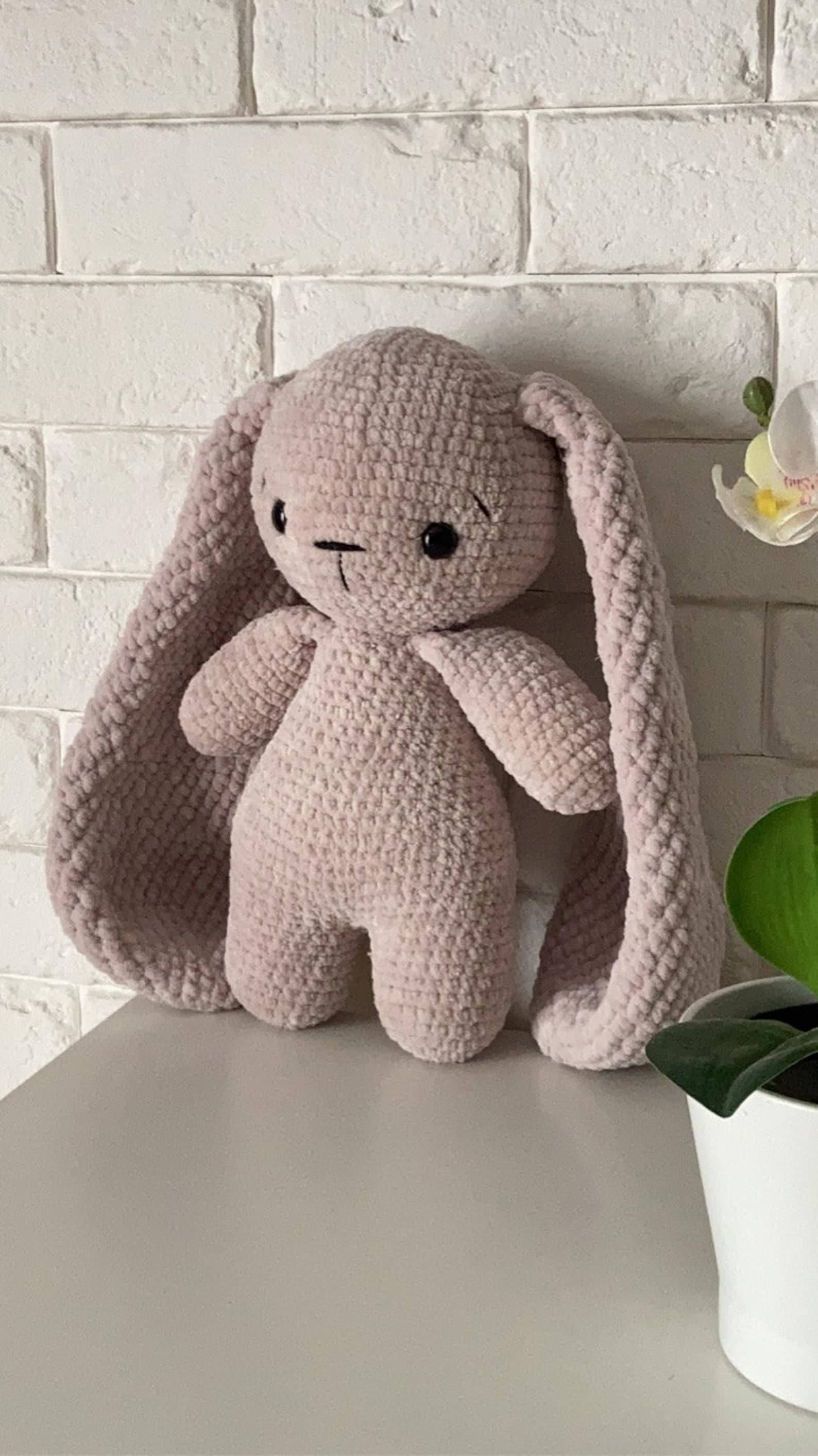 Long Eared Bunny Crochet Pattern - Etsy