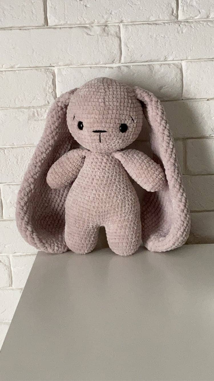 Long Eared Bunny Crochet Pattern - Etsy
