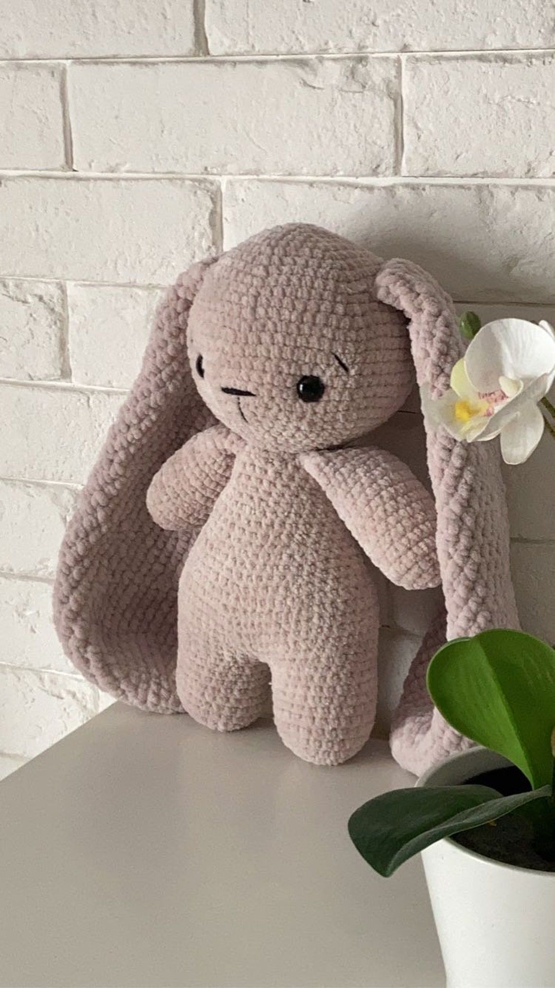 Long Eared Bunny Crochet Pattern - Etsy