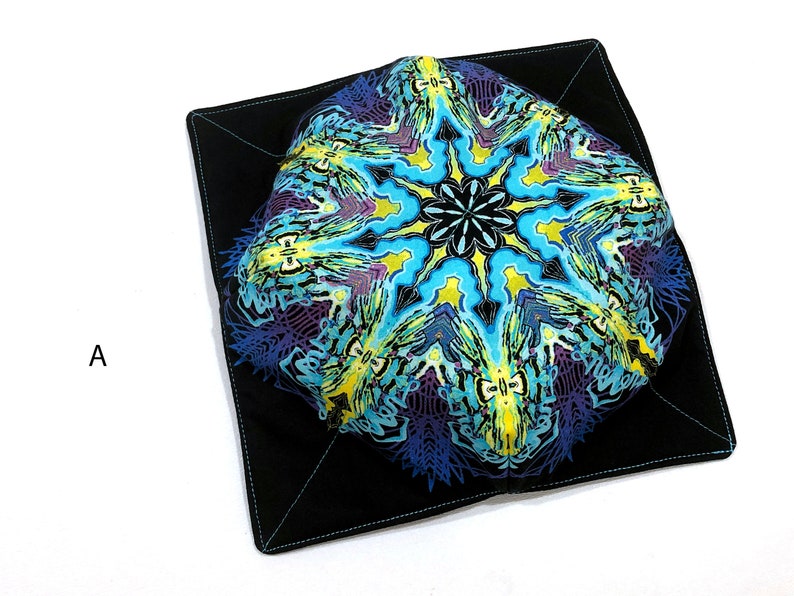 Microwave Fabric Bowl Cozy With Colorful Medallion Pattern - Etsy