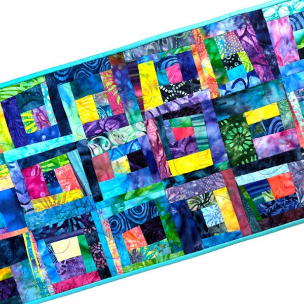 Patchwork Table Runner - Etsy