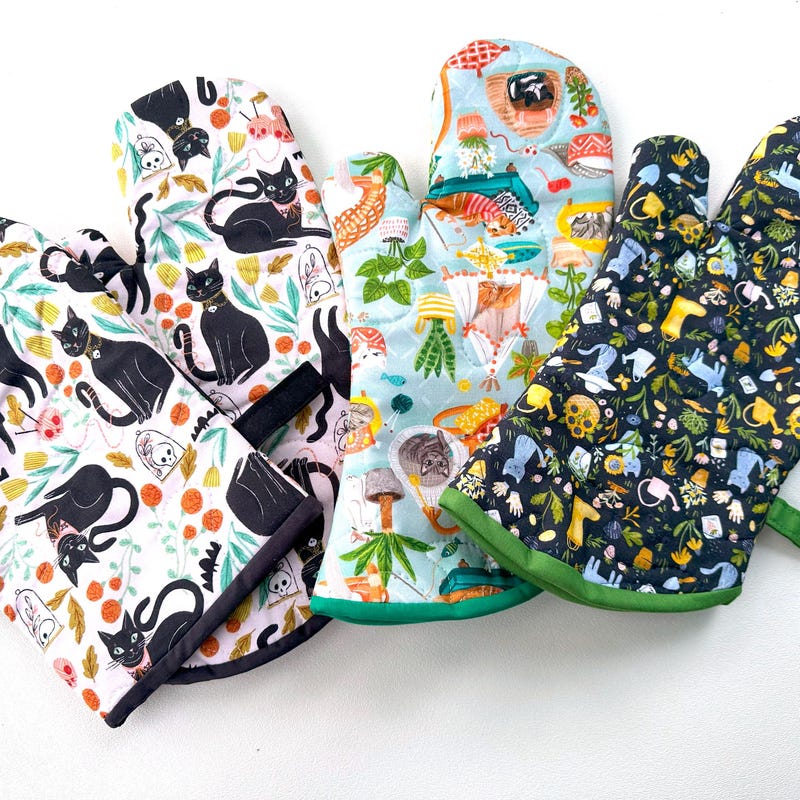 Cute Oven Mitts - Etsy
