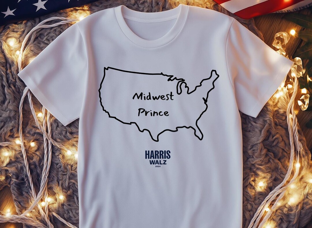 Midwest Prince Tim Walz Kamala Harris Shirt - Etsy UK