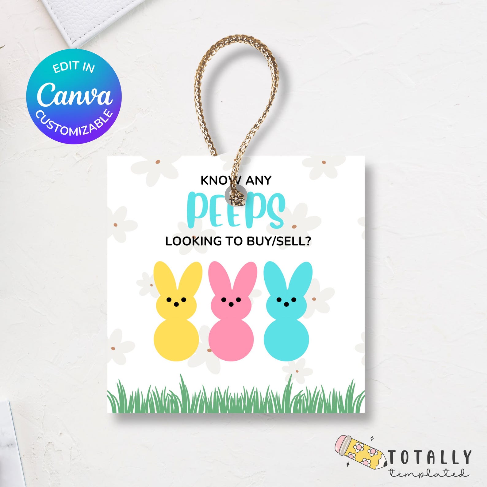 Easter Pop-by Tag | Know Any Peeps Looking to Buy or Sell? | Realtor ...