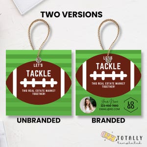 Football Pop-by Tags for Realtors | Canva Template | Digital Download ...