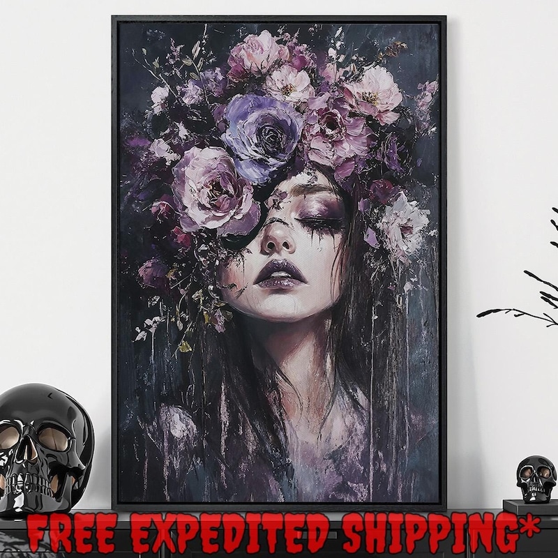 Gothic Woman Art - Etsy