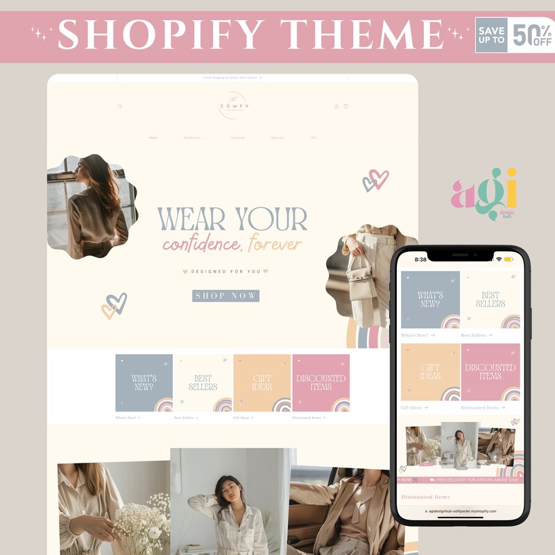 Shopify Website Templates - Etsy
