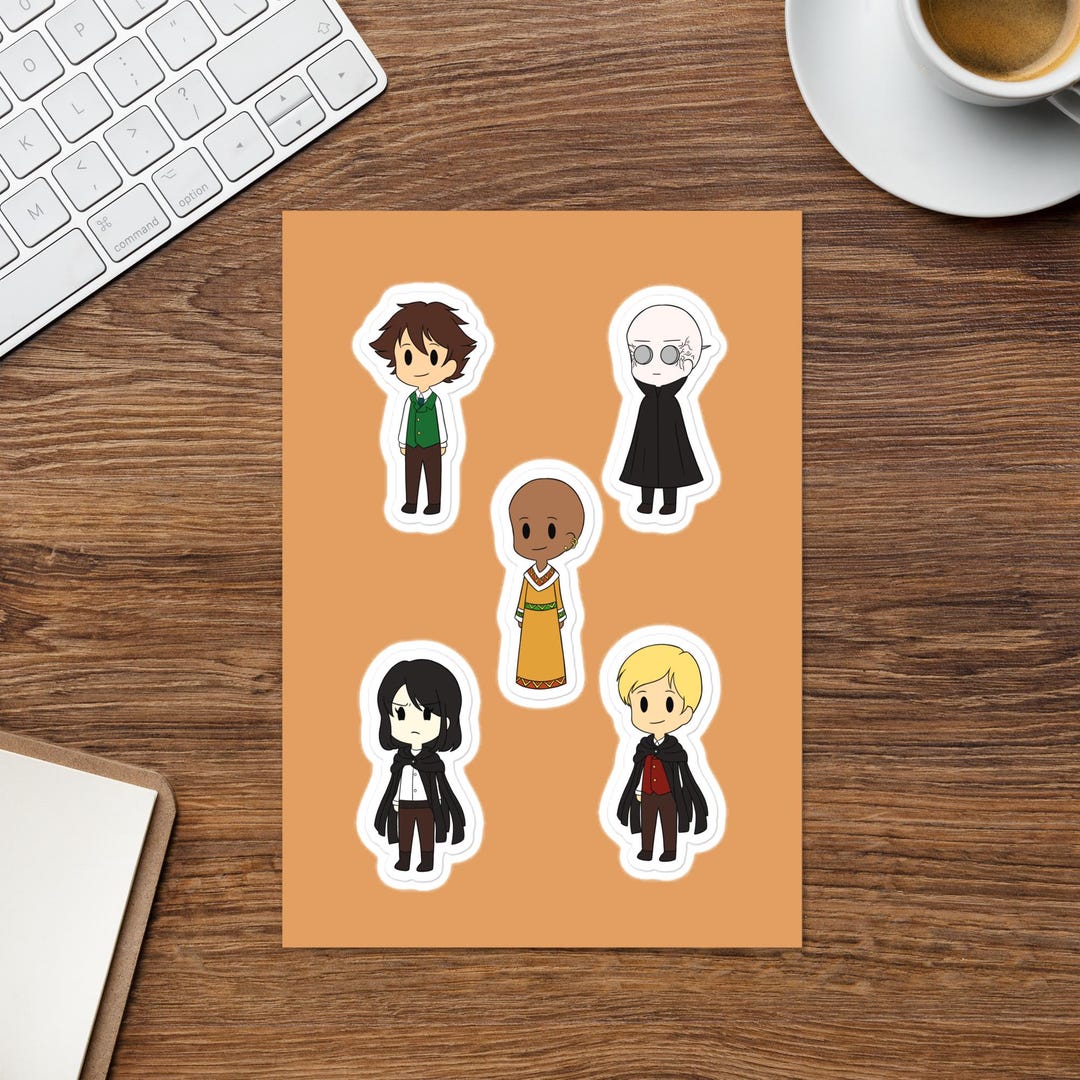 Chibi Mistborn Characters - Sticker Sheet - Etsy
