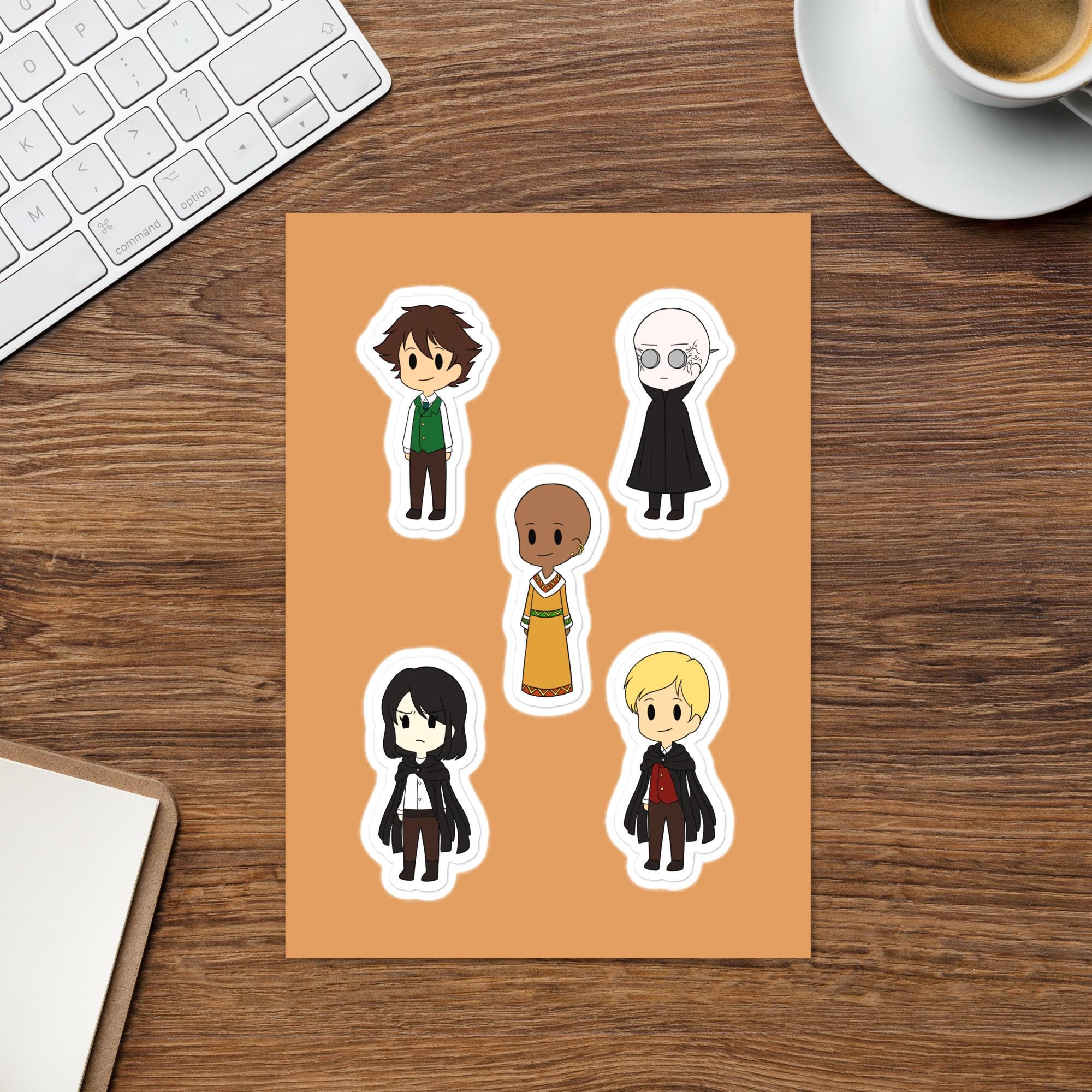 Chibi Mistborn Characters - Sticker Sheet - Etsy