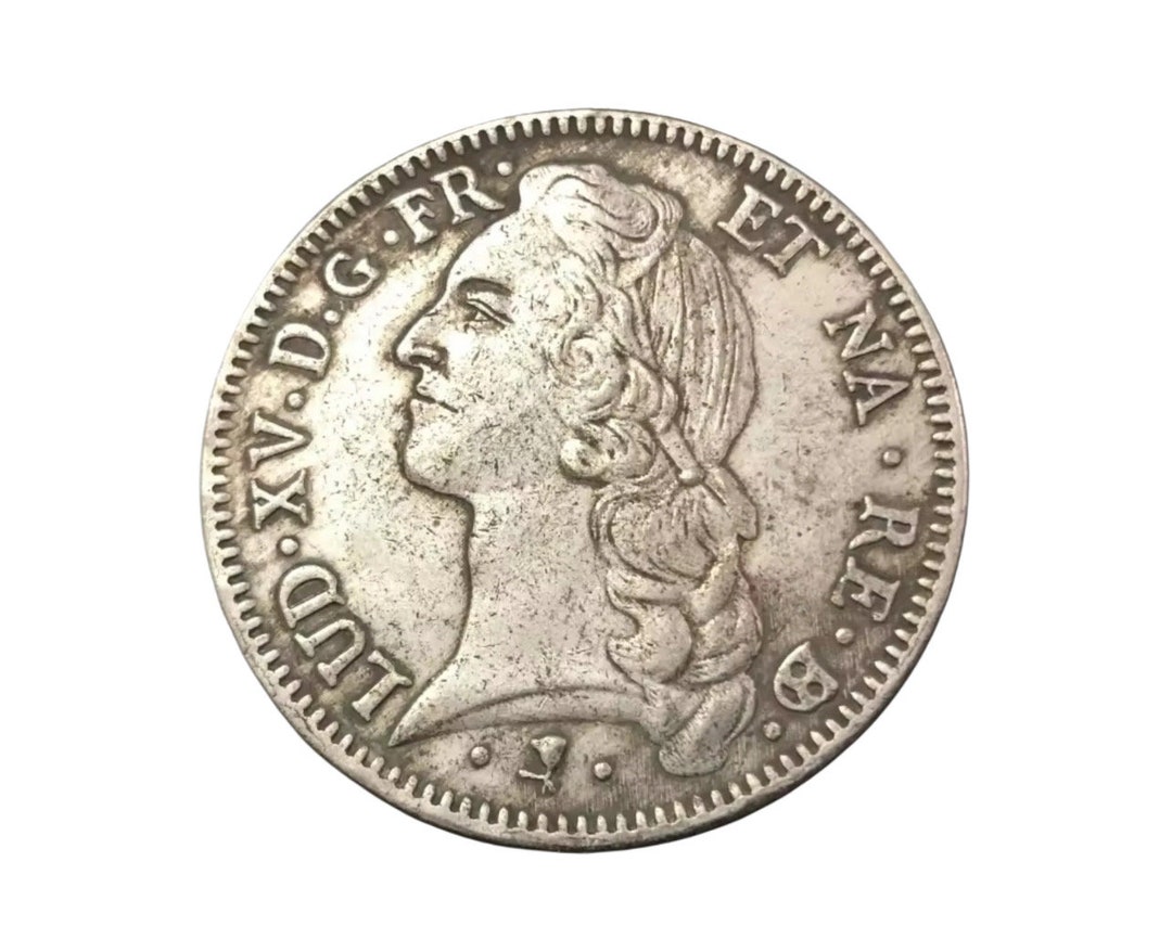 1769 1 Ecu Louis XV High Quality Silver Plated Coin - Etsy