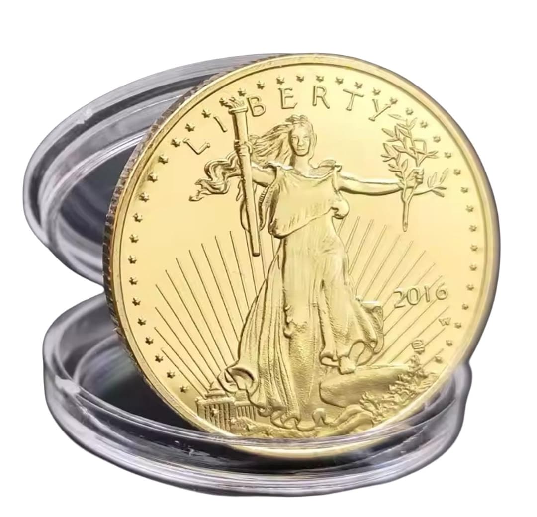 2016-2023 Gold Eagle Half Oz High Quality Gold Plated Coin - Etsy