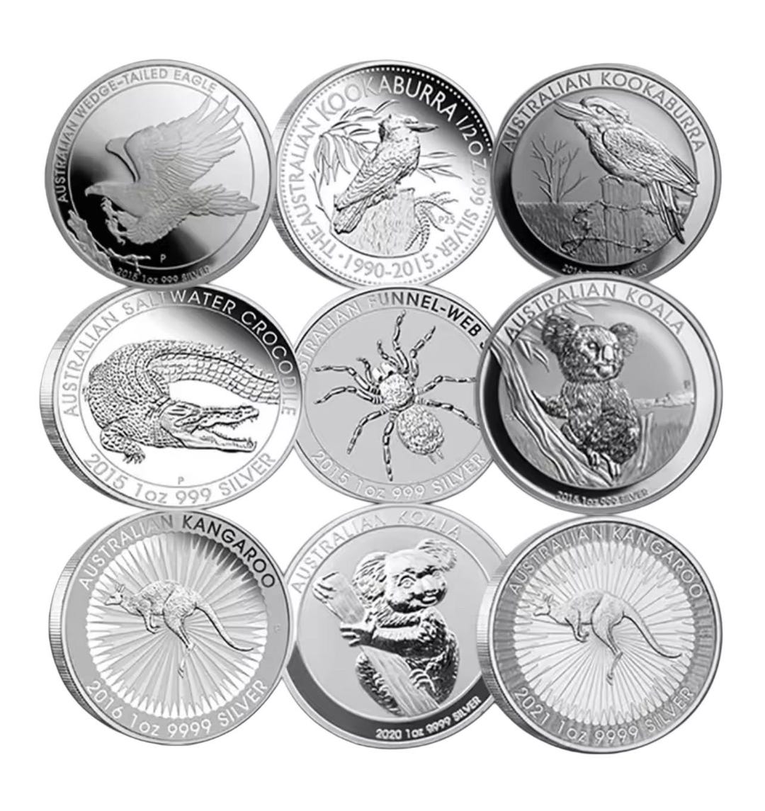 1oz Australian Silver High Quality Silver Plated Coins - Etsy Australia