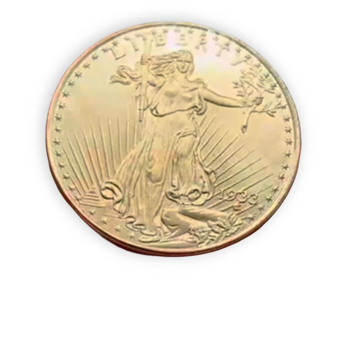 1933 Gold Liberty Eagle 20 Dollar High Quality Gold Plated Coin - Etsy