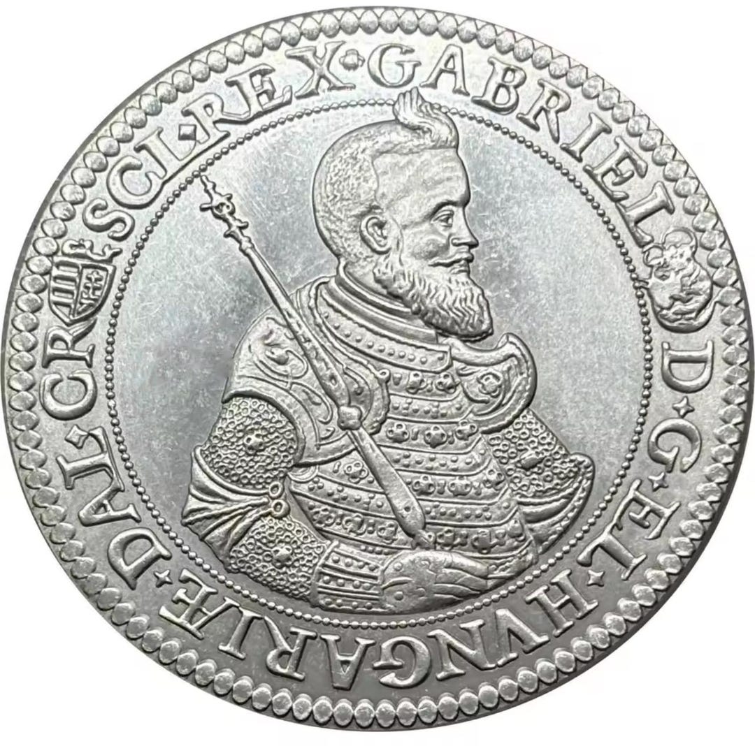 1621 Transylvanian Thaler Gabriel Bethlen, Prince of Transylvania High ...