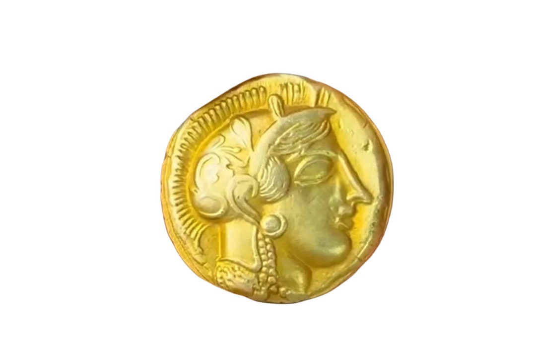 Ancient Greek AOE High Quality Gold Plated Coin - Etsy