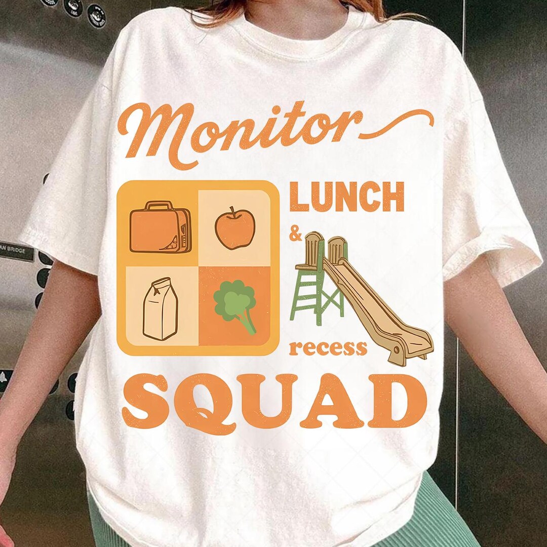 Monitor Luch Recess Squad Png, Recess Mom on the Playground is Where I ...