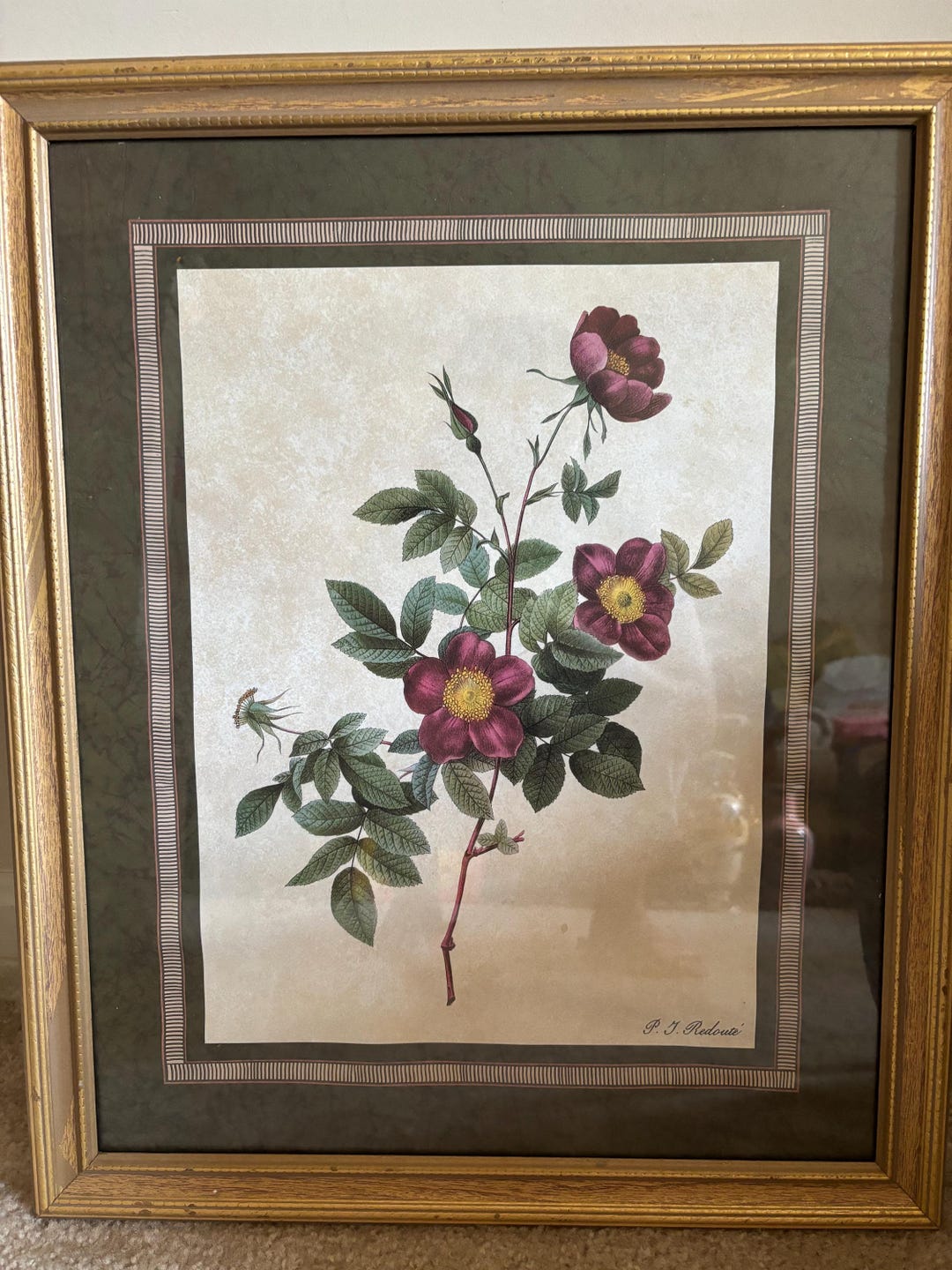 Vintage Flowers Pierre-joseph Redouté Prints - Etsy