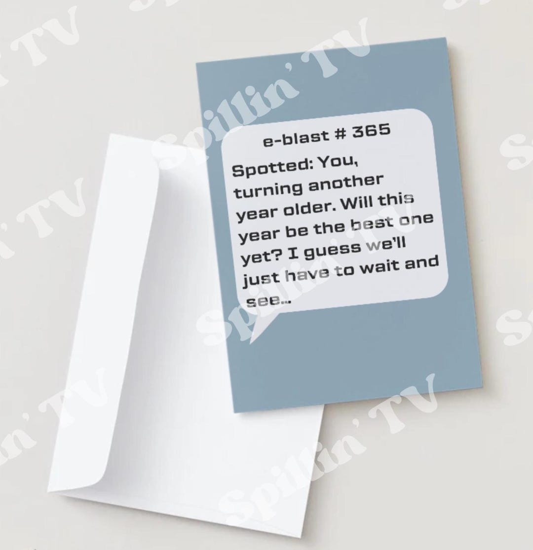 Gossip Girl Birthday Card: E-blast Design (digital Download) - Etsy