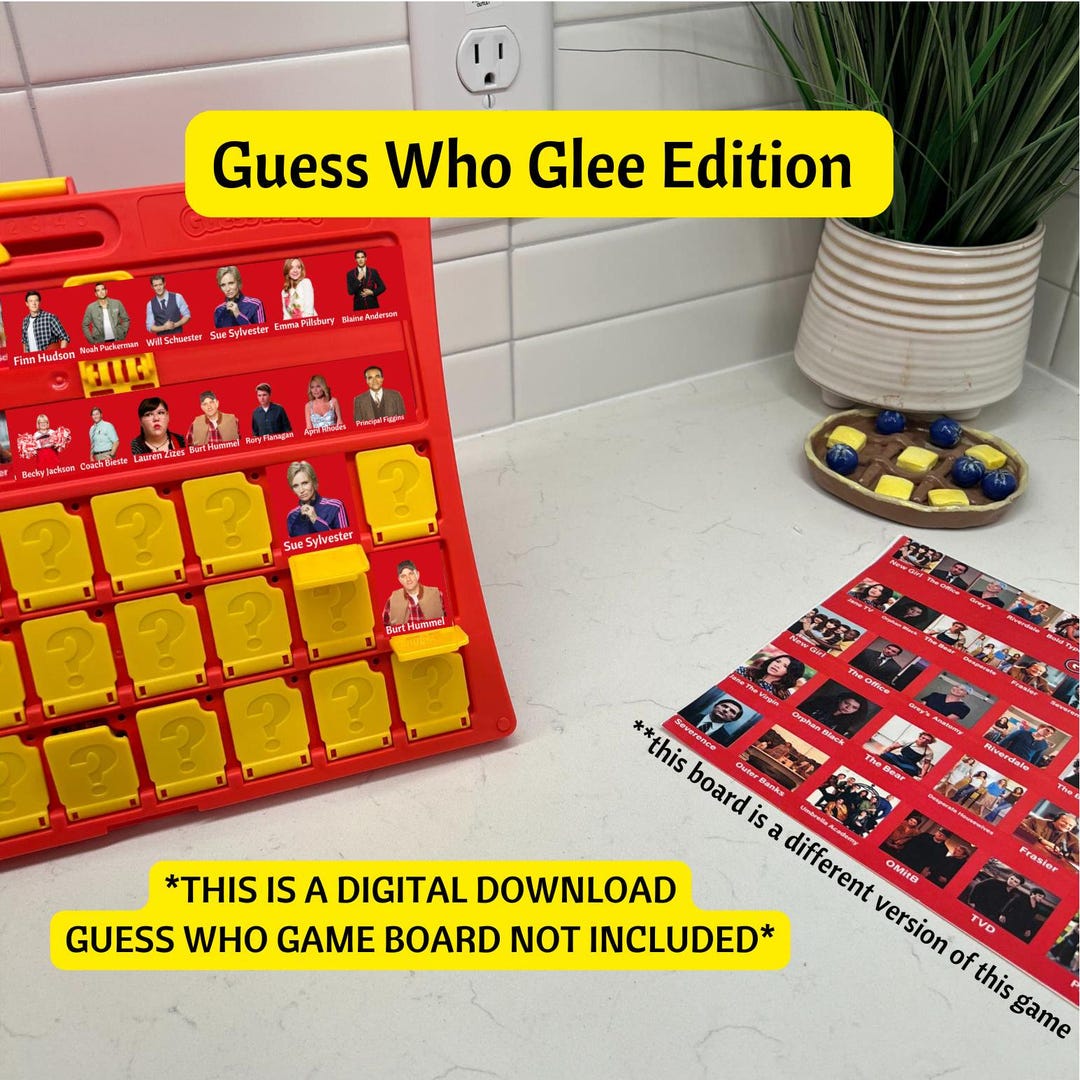 Glee Guess Who Digital Download - Etsy