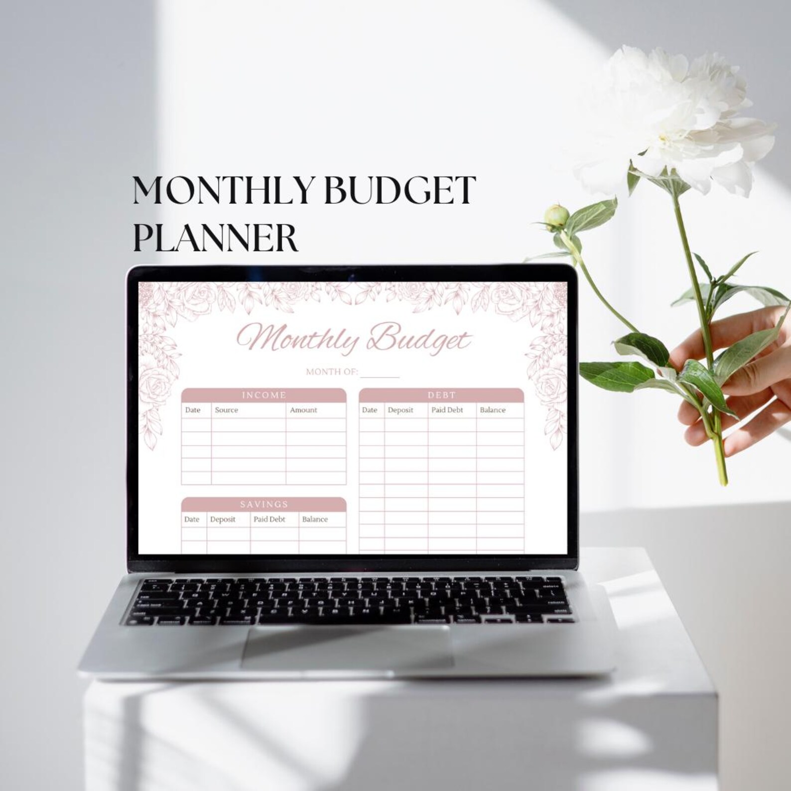 Monthly Budget Planner Printable Digital Download - Etsy