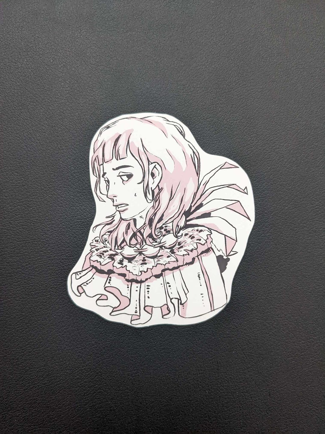 Pretty Woman Sticker, Vinyl, Hand Drawn, Portrait, Colored, Detailed ...