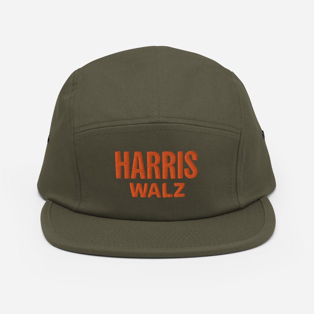 Harris Walz Embroidery Camo Hat midwest Princess Style - Etsy
